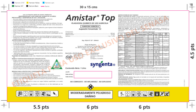 Etiqueta. Amistar Top | PDF | Hongo