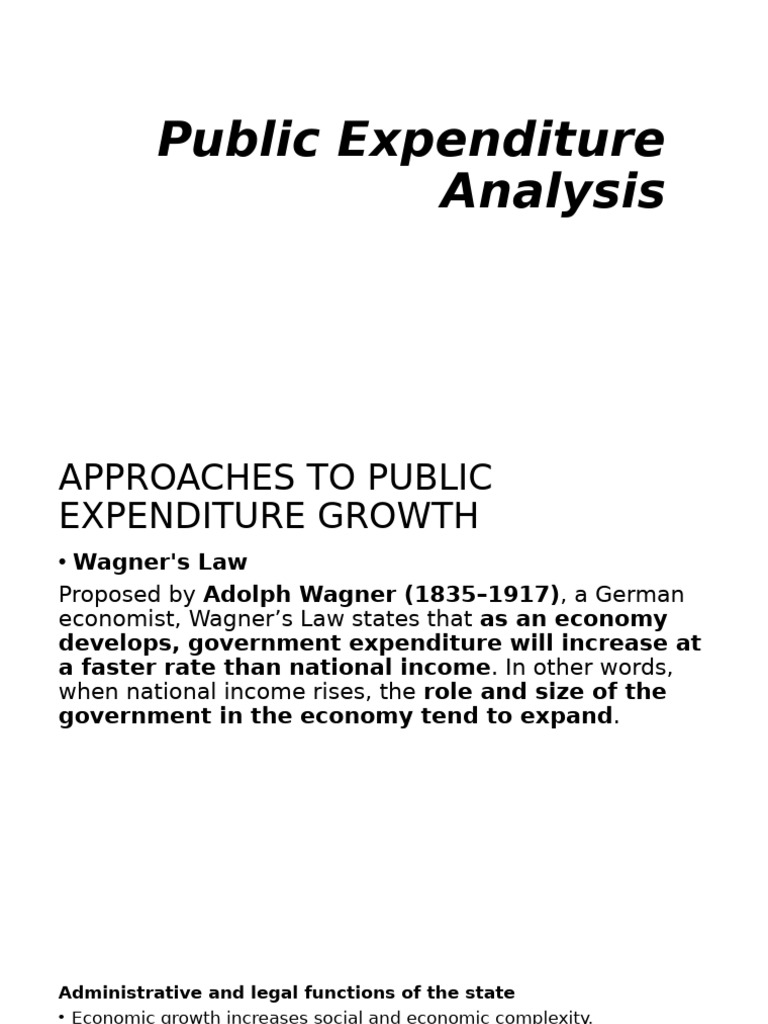 Public Expenditure Analysis | PDF | Government Spending | Economic Growth