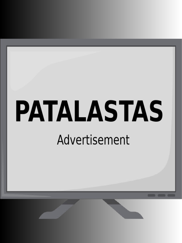 Patalastas | PDF