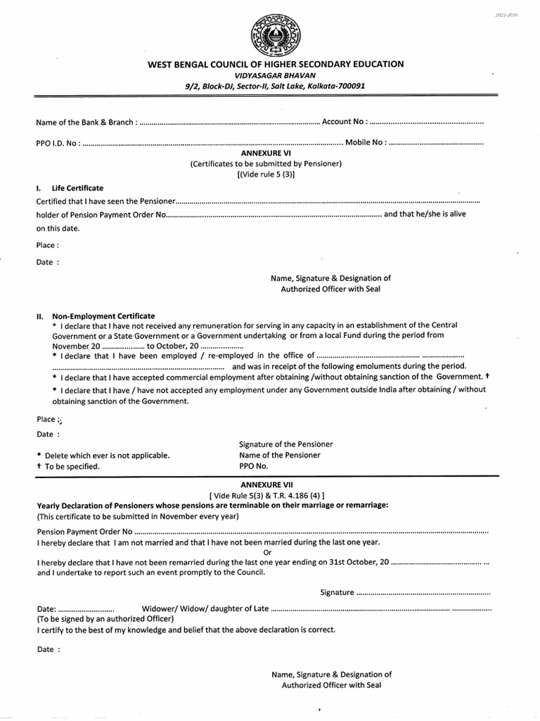 Life Certificate 2025 | PDF