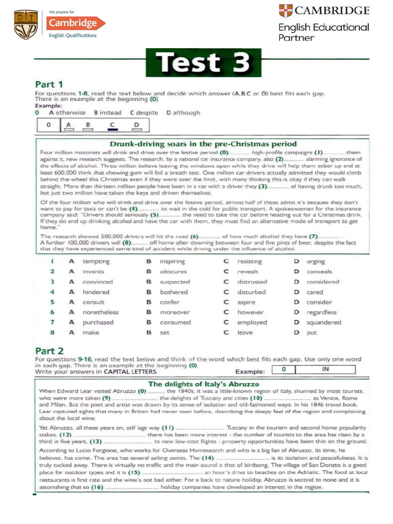 Booster - Use of English | PDF