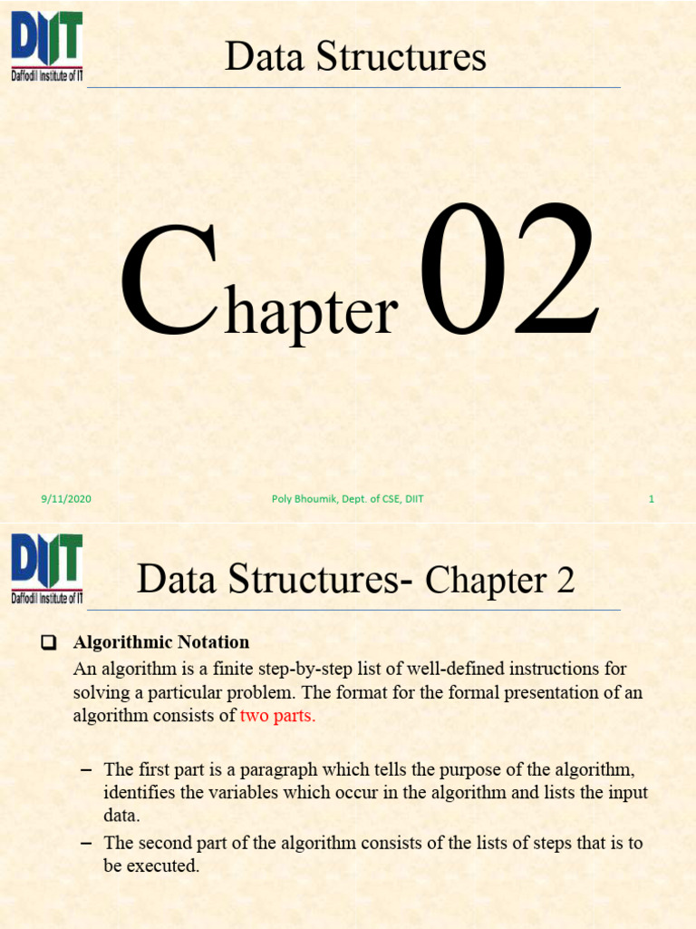 Data Structure CHAPTER - 2 | PDF | Time Complexity | Theoretical Computer Science