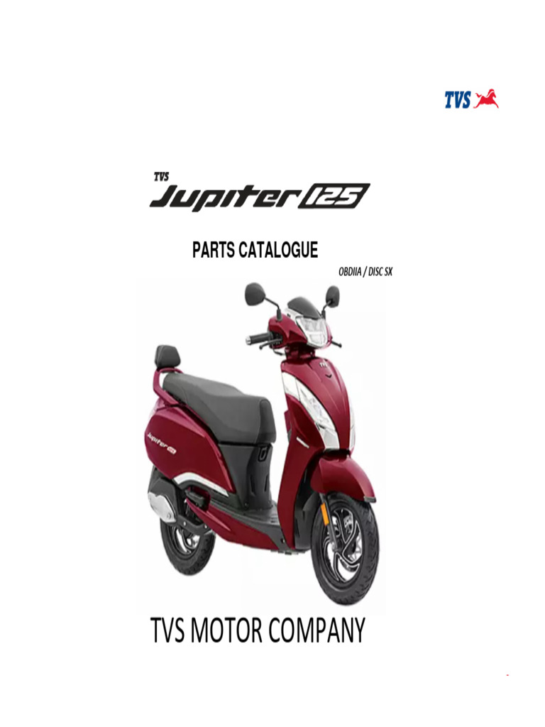 TVS Jupiter 125 Parts Catalogue | PDF | Screw | Internal Combustion Engine