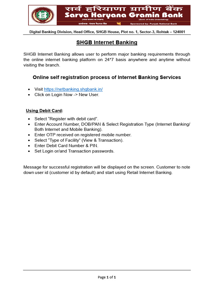 Internet Banking | PDF