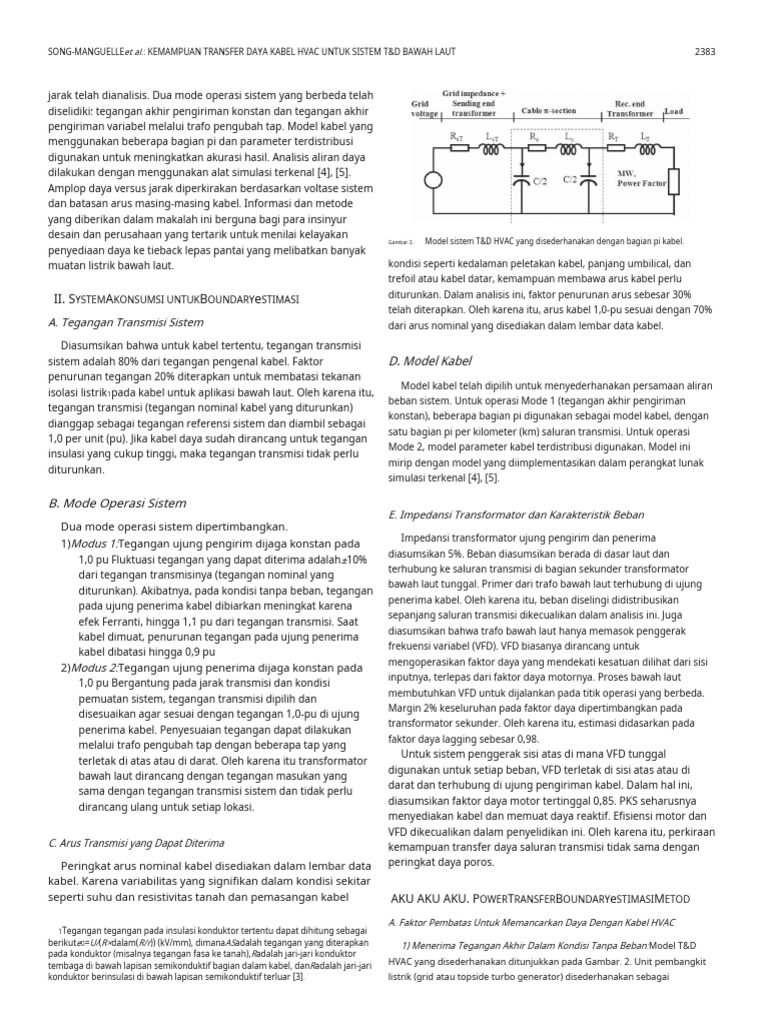 Tranfer Energi Bawah Laut | PDF