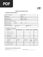Candidate Screening Form | PDF