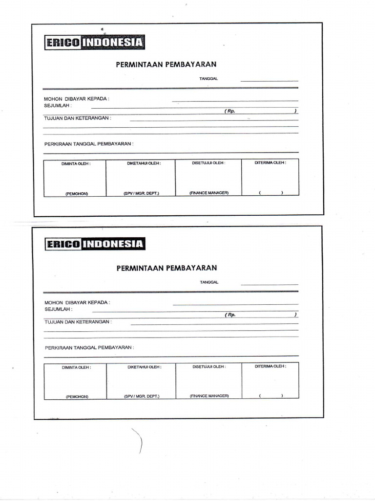 Form Pembayaran | PDF