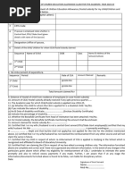 CEA Form 2024-25 | PDF