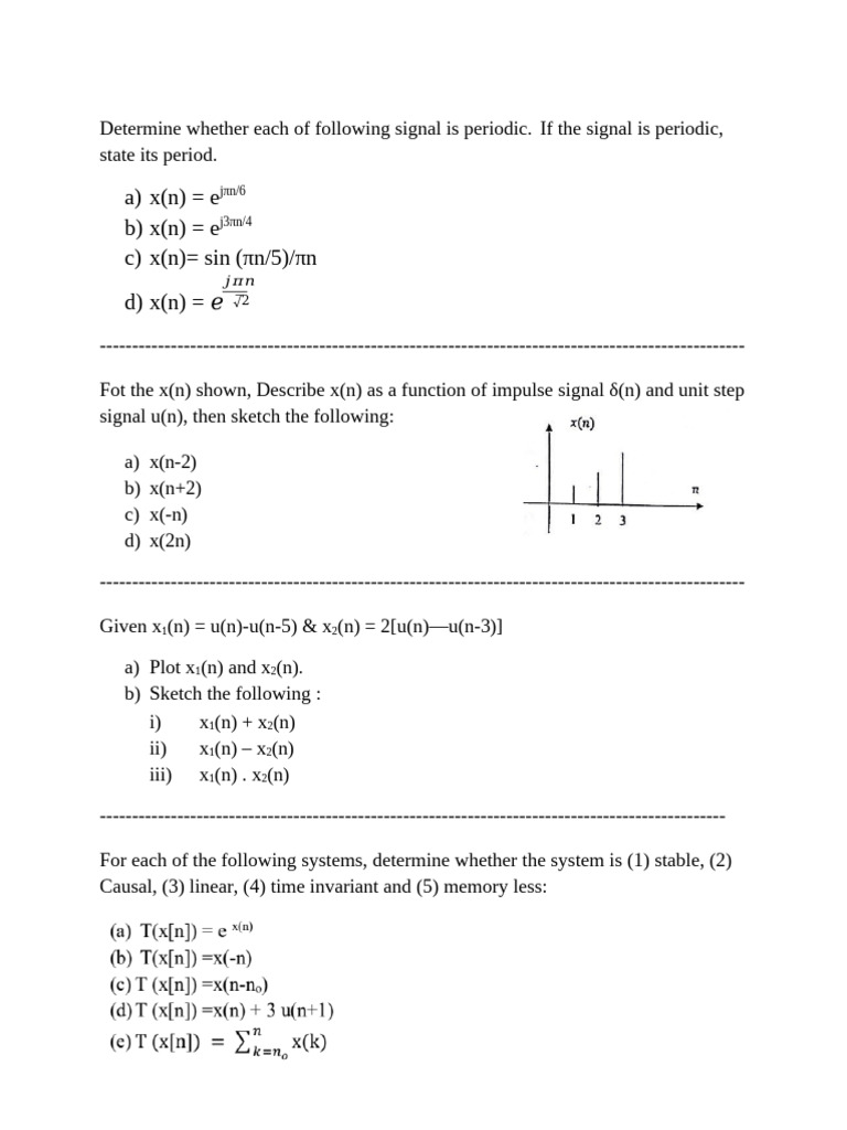 Sheet 2 DSP | PDF