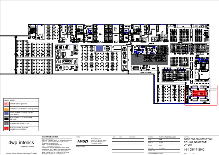 17th Floor Sattva - r2 - 14.10.2025-Ceiling Indicative Layout | PDF ...