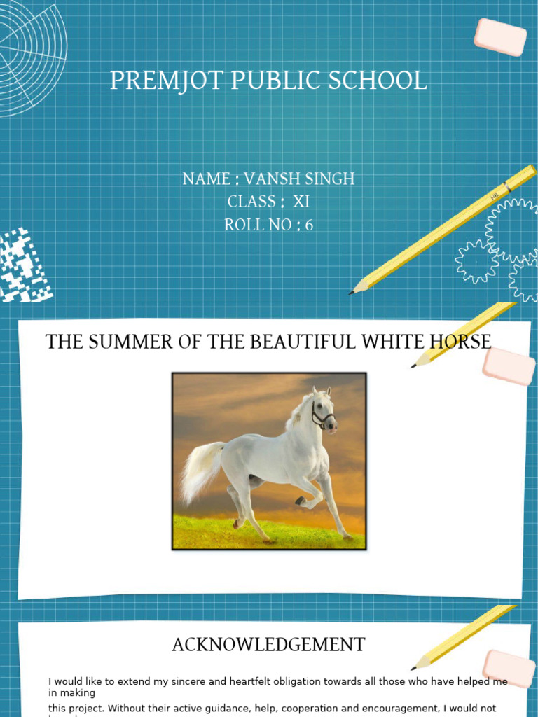 The Summer of Beautiful White Horse | PDF | Adolescence | Behavioural ...