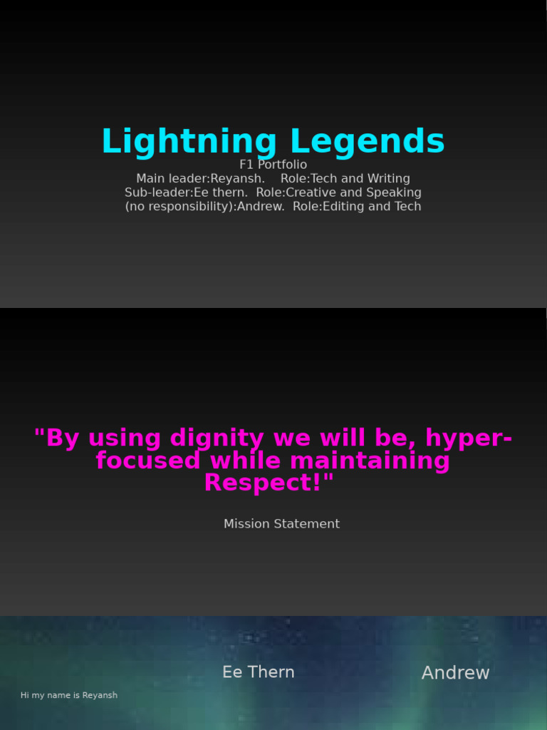 Lightning Legends | PDF