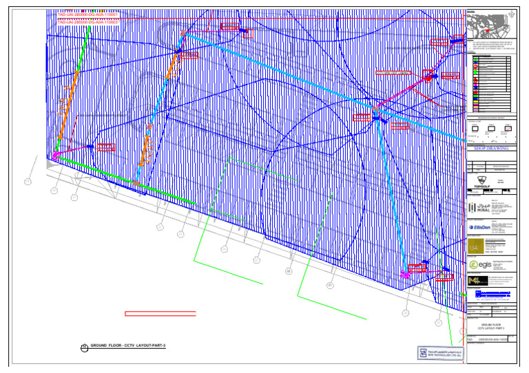 Tad-M4c-280000-Dg-A0a-010003-Pdf (A0) Ground Floor CCTV Overall Layout Part-3 | PDF | United ...