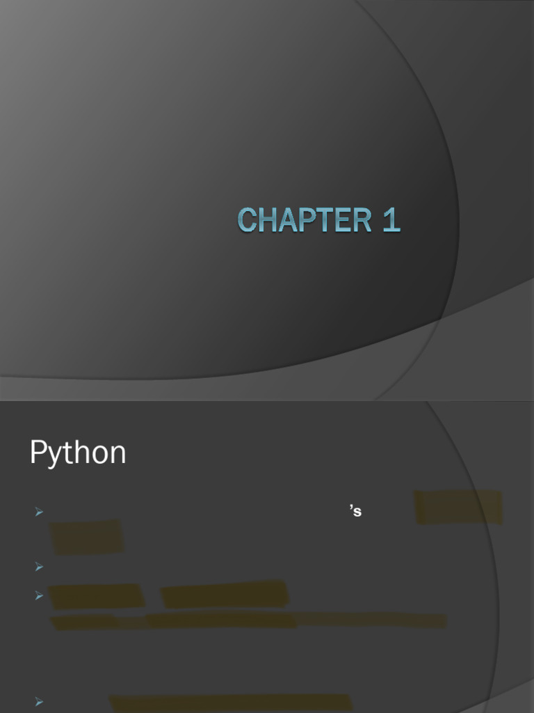 Unit 1 Introduction To Python | PDF | Python (Programming Language ...