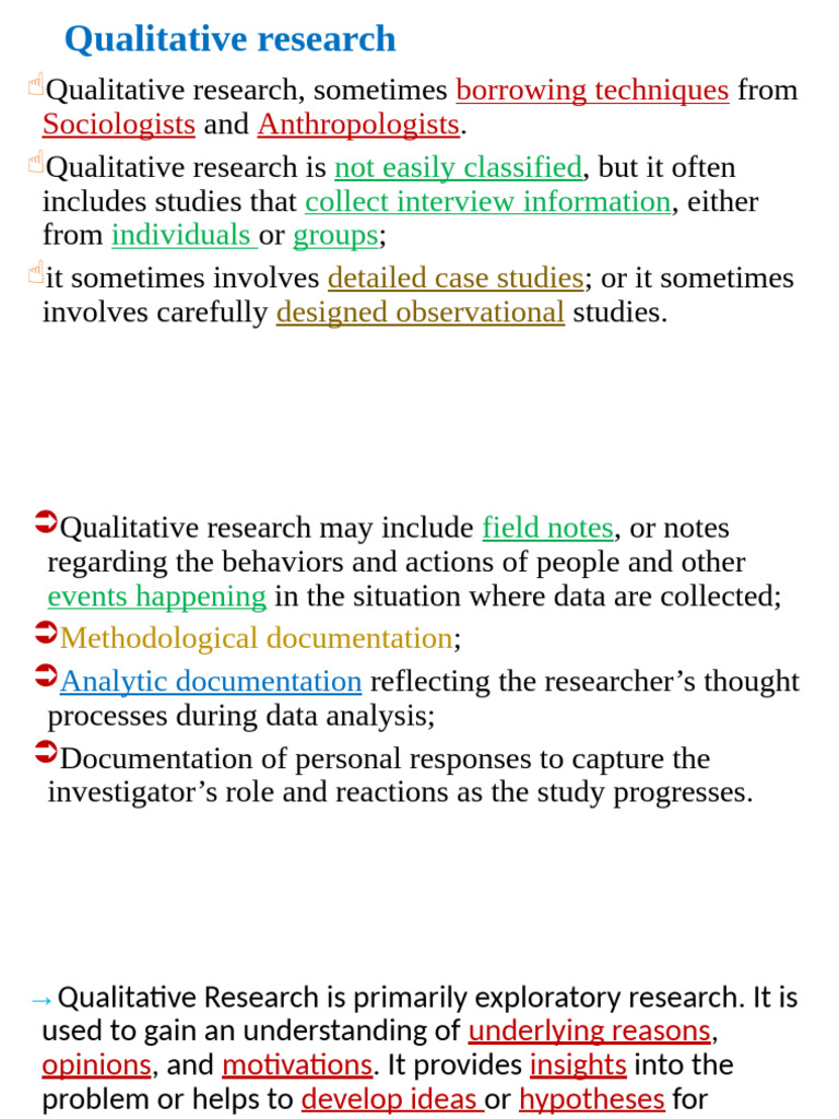 Qualitative Research | PDF | Methodology | Qualitative Research
