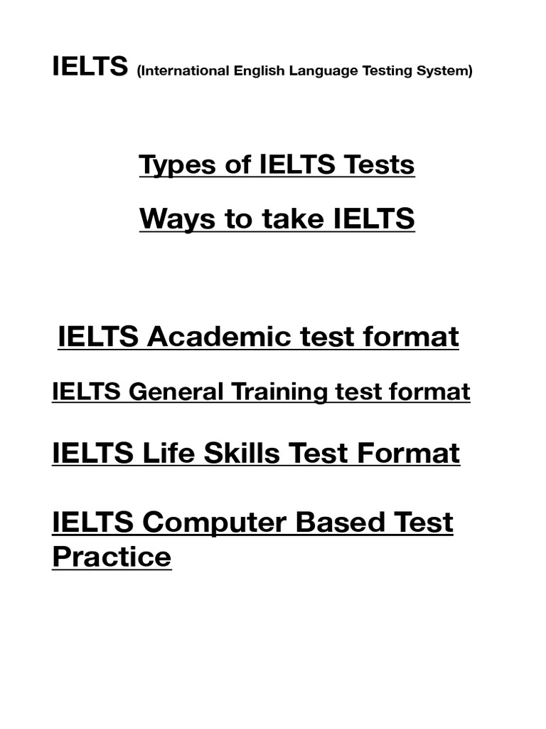 What & How of IELTS | PDF