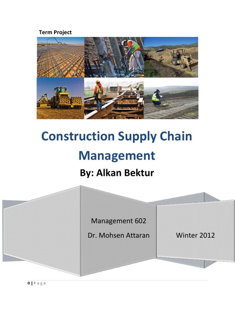 Construction Supply Chain Management | PDF | Supply Chain | Supply ...