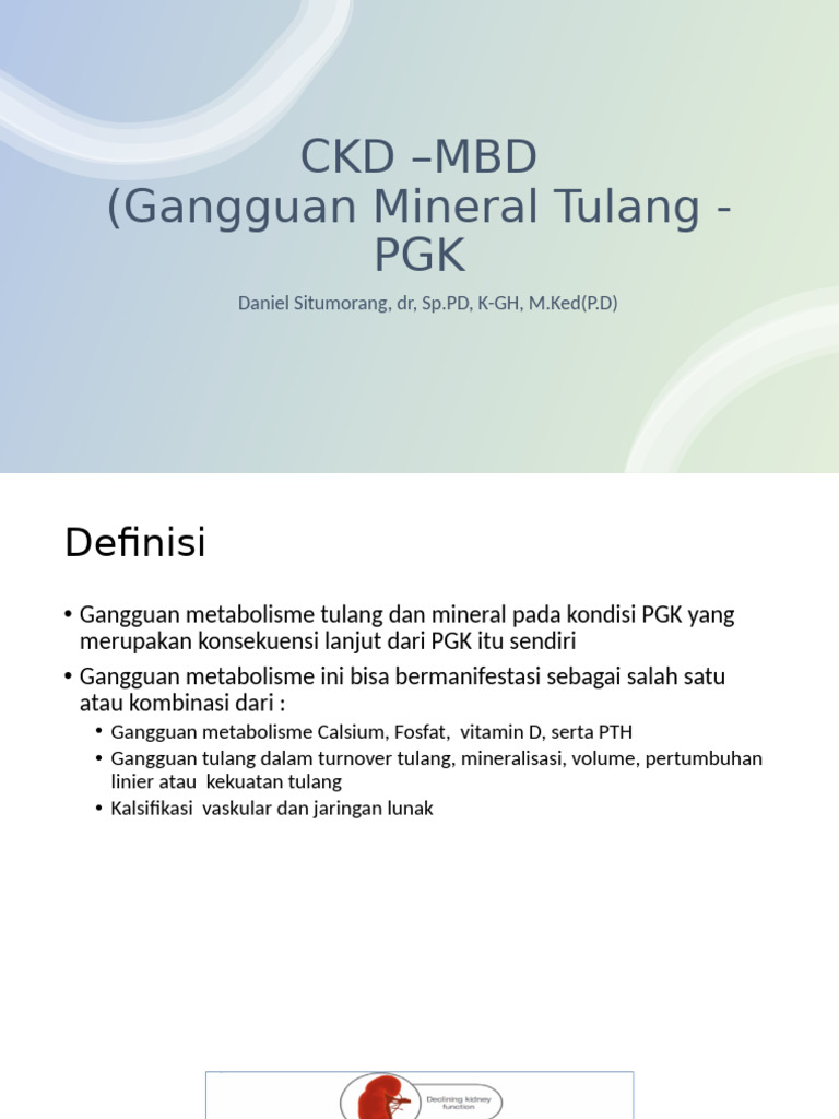 Refleksi CKD - MBD Dr. Rosnalia | PDF