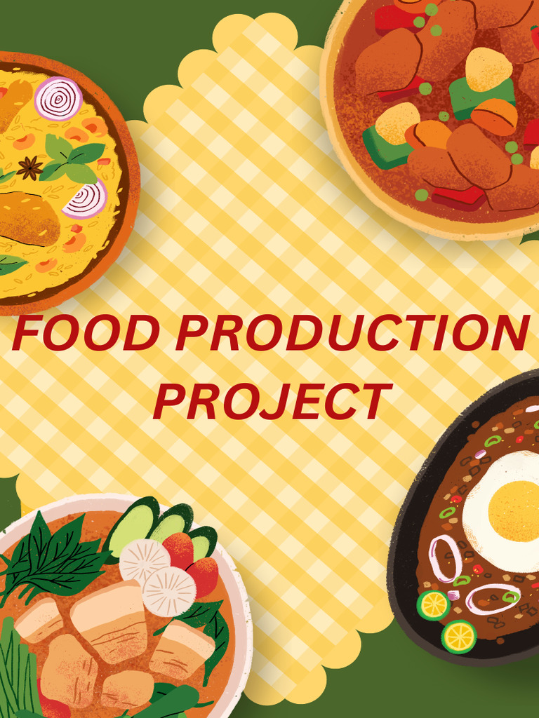 Green Yellow Illustrative Culinary Book Cover A4 Document | PDF ...