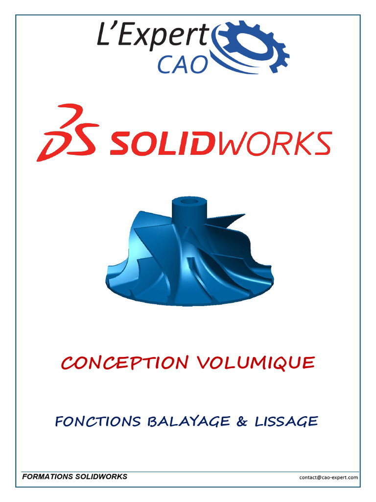 Formation Débutant SolidWorks : Hélice et Crochet | PDF | Hélice ...