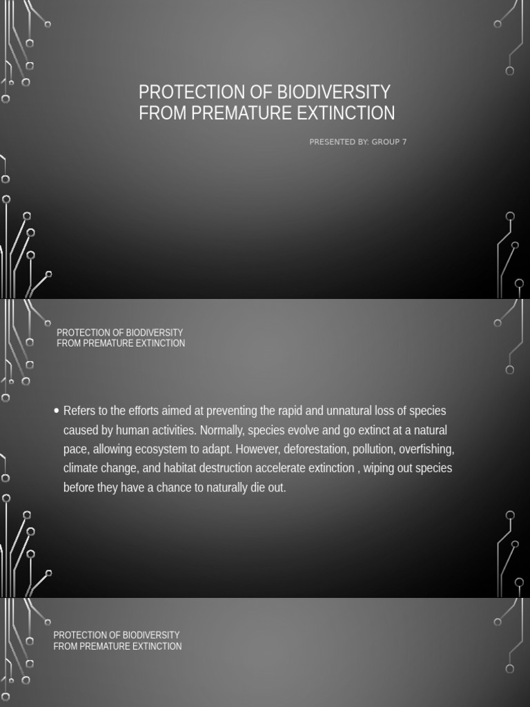 Protection of Biodiversity | PDF
