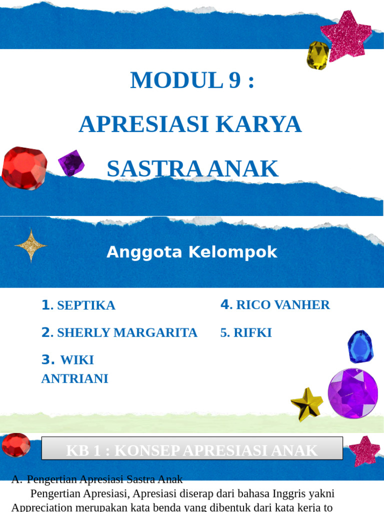 Modul 9 Bahasa Dan Sastra Indonesia | PDF