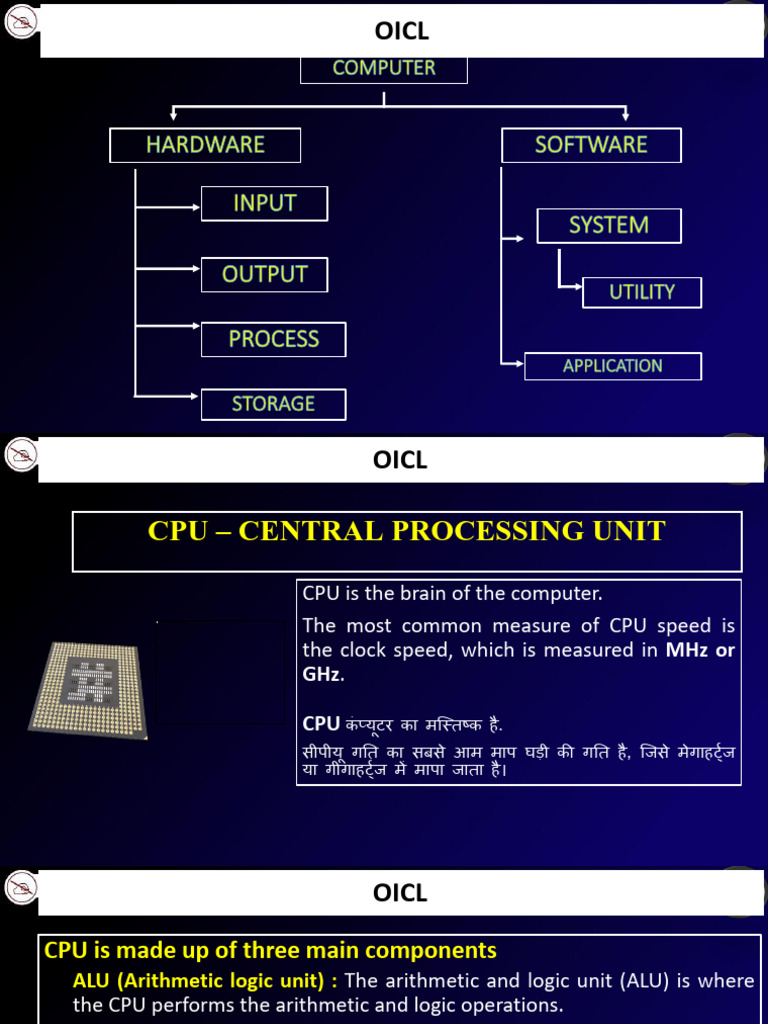 Understanding CPU Components and Functions | PDF | Random Access Memory ...