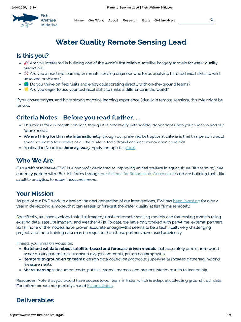 Water Quality Problem | PDF
