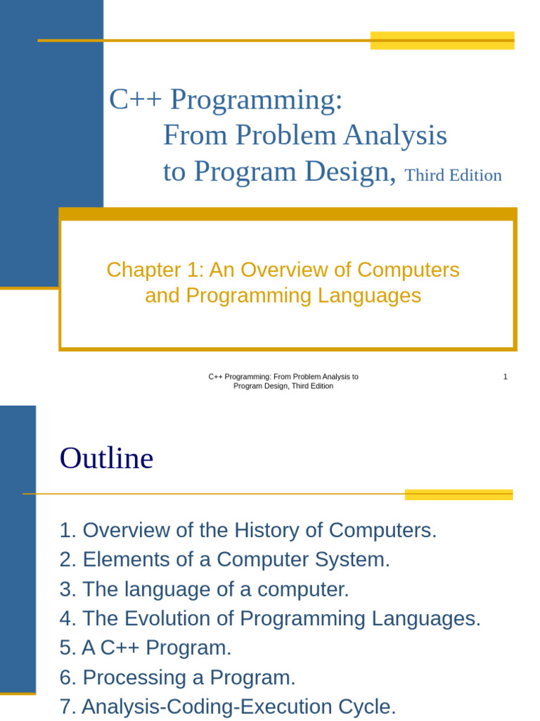 C++ Programming Overview and Basics | PDF | Central Processing Unit ...