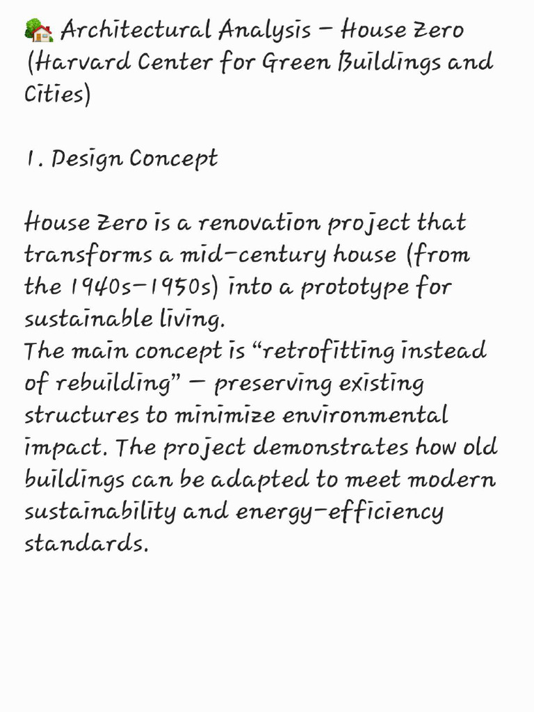 House Zero Analysis - Compressed | PDF