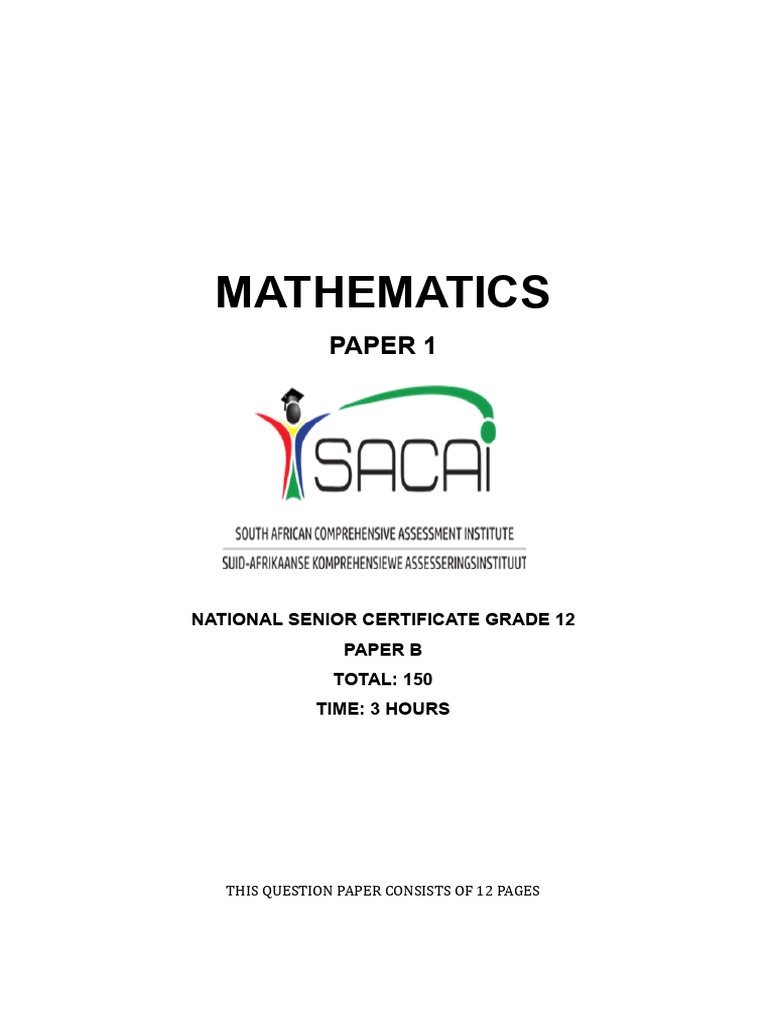 Grade 12 Mathematics Paper 1B 2022/23 | PDF | Interest | Interest Rates