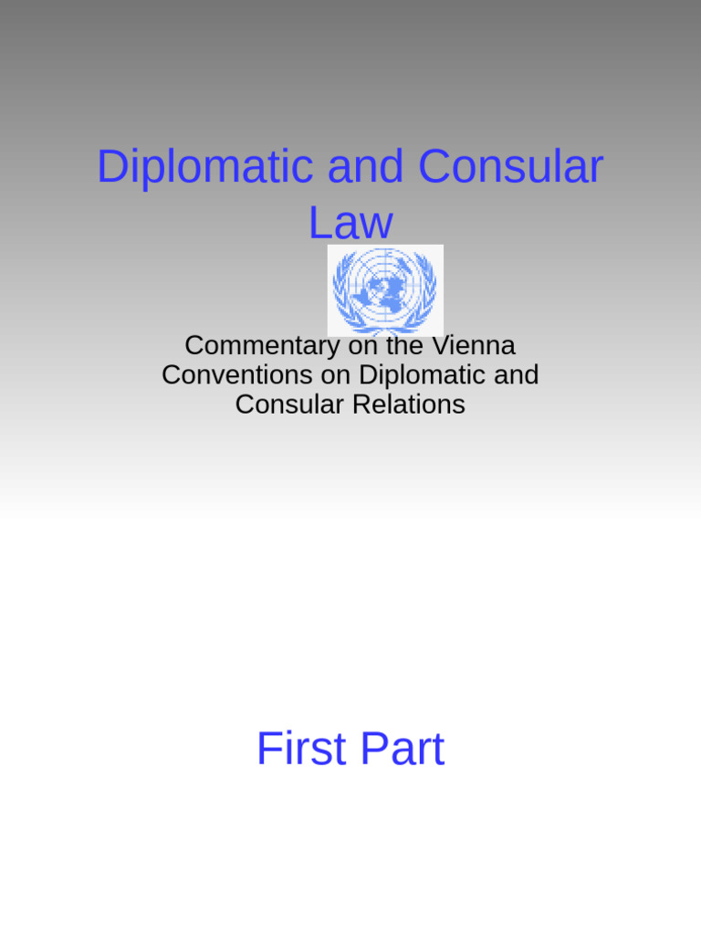 Vienna 1961 and 1963 | PDF | Diplomatic Rank | Consul (Representative)