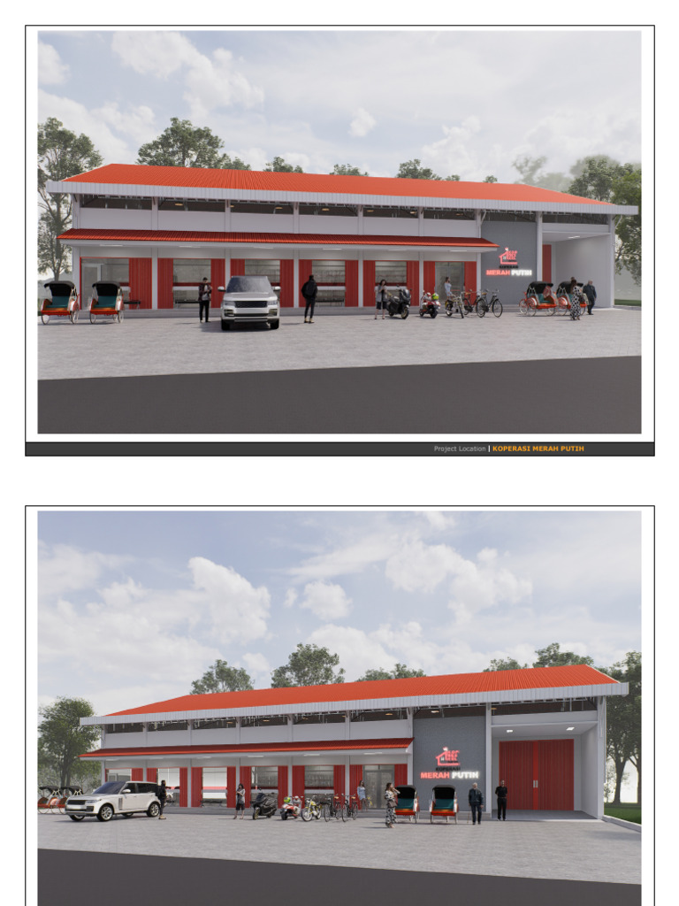 Desain Gedung Koperasi Merah Putih | PDF