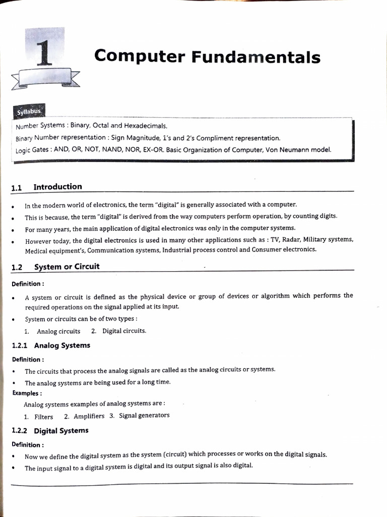 COA 1 to 3 chapter | PDF