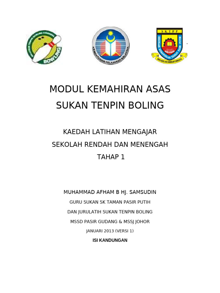 Modul Kemahiran Asas Boling | PDF