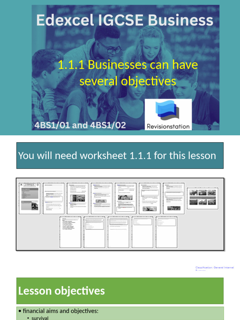 Non-Financial Business Objectives Explained | PDF | Social Enterprise ...