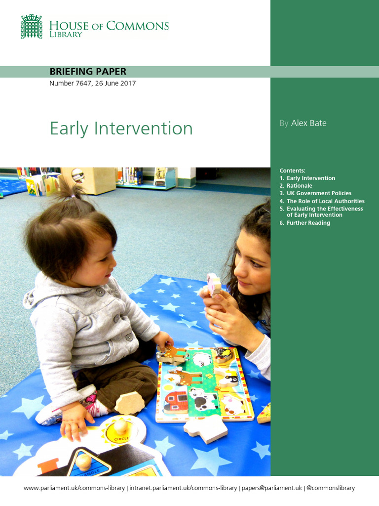Early Intervention Policies in the UK | PDF | Violence | Child Neglect