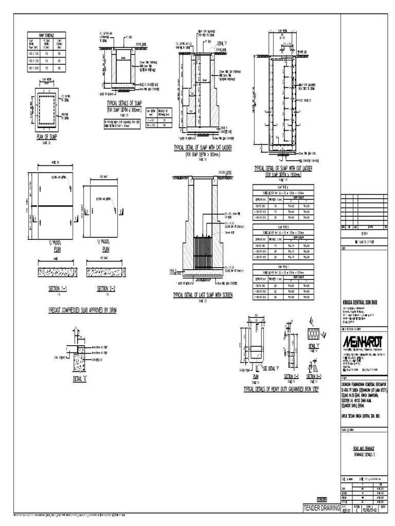 Tender Drawing: Kwasa Sentral SDN BHD | PDF