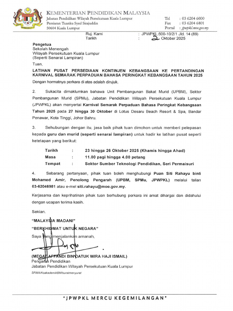 Latihan Pusat KSPB SM | PDF