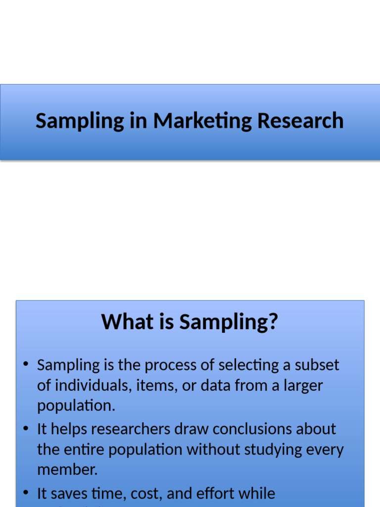 Essential Guide to Marketing Sampling | PDF