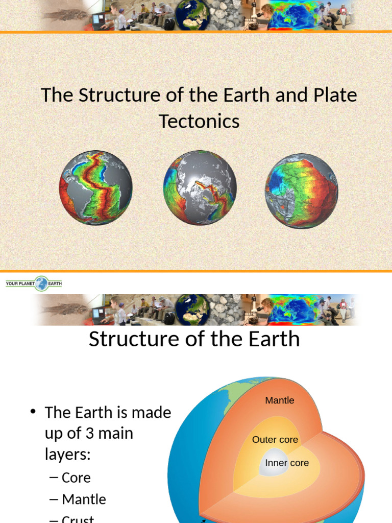 04-Structure of The Earth | PDF | Plate Tectonics | Crust (Geology)
