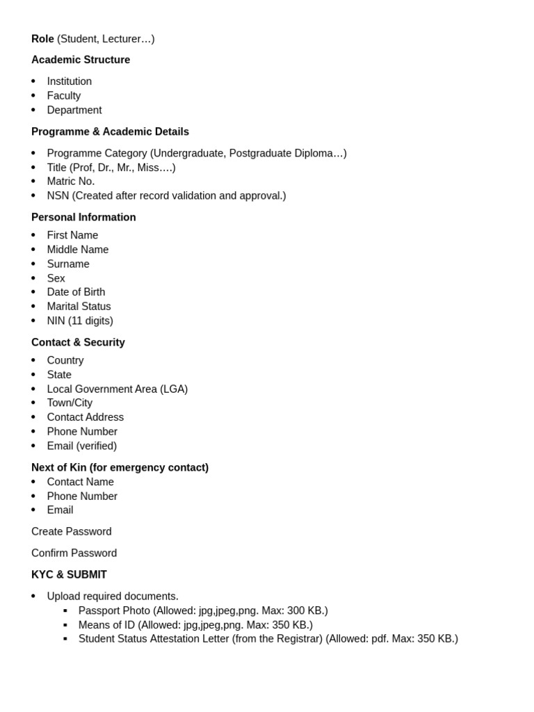 Nerd Enrollment Attestation Process | PDF