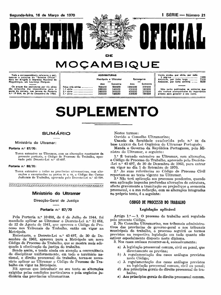 Codigo Do Processo Do Trabalho Original | PDF