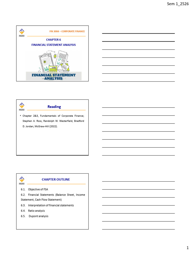 Financial Statement Analysis Guide | PDF | Balance Sheet | Equity (Finance)