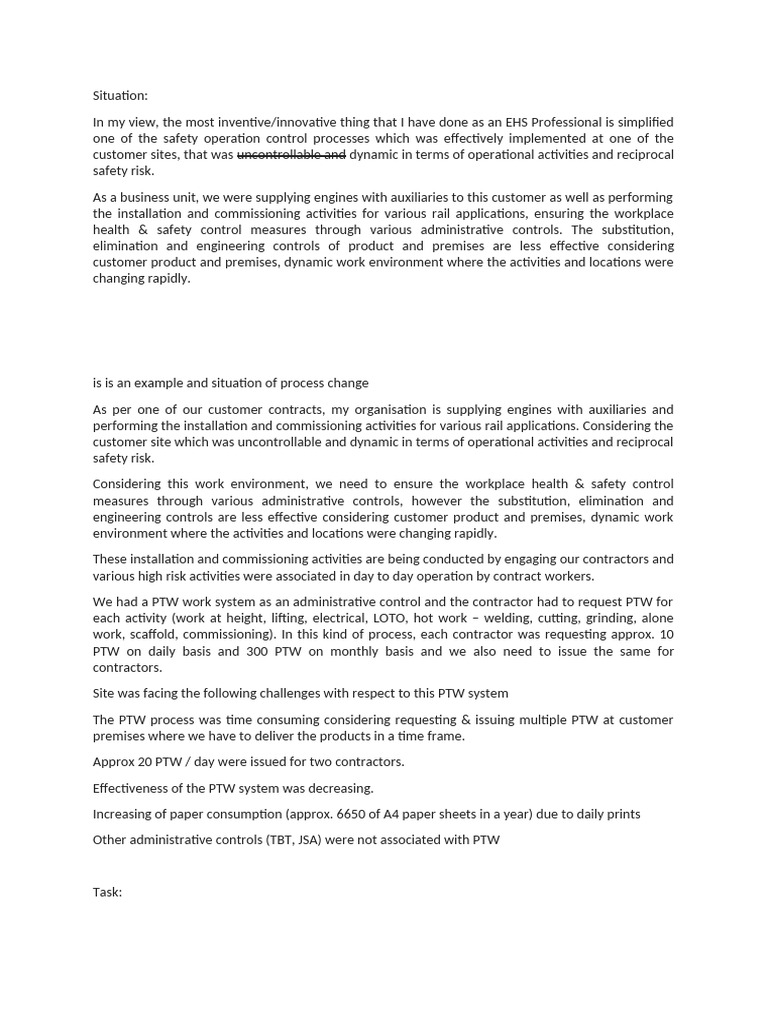 Amazon Writing Assessment | PDF | Occupational Safety And Health | Business