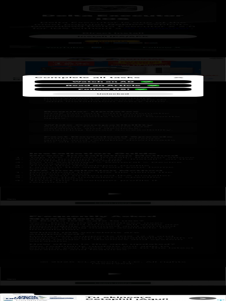 Delta Executor IOS Without A Computer | PDF | Ios | Mobile App