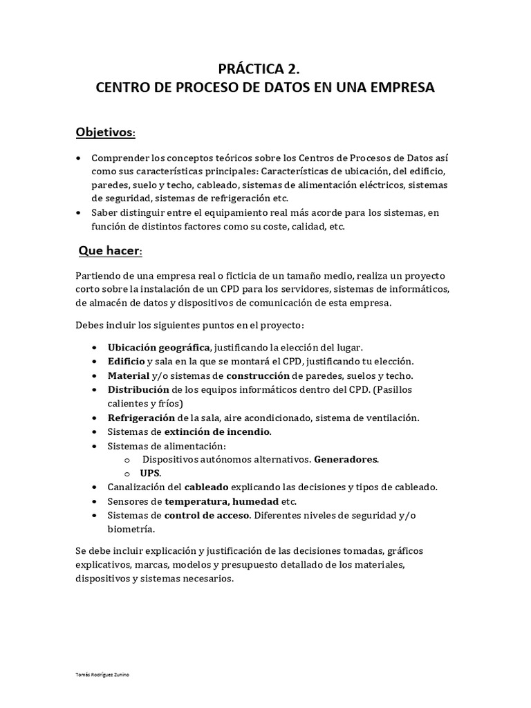 Practica 2-4 CPD en Empresa | PDF