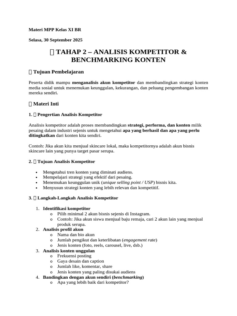 Ahmad Iqbal Xi Bdp Mpp Kelas Xi Br | PDF
