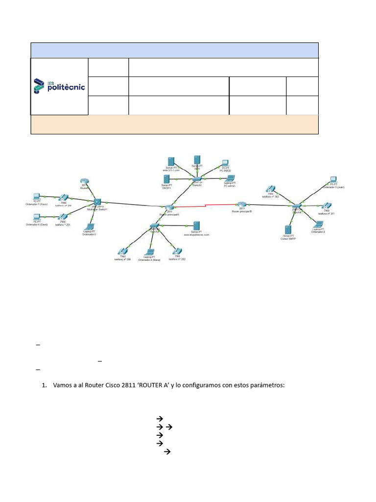 TIST PR 7.8 Simulador de Telefonos IP CISCO Nivel Avanzado | PDF | Dirección IP | Enrutador ...