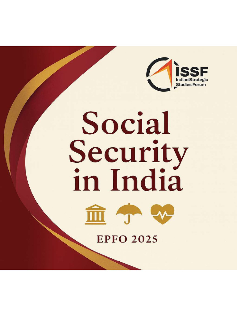 Social Security Schemes in India 2025 | PDF | Pension | Employment